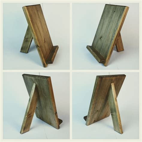 Wooden Tablet Holder Ipad Stand Woodworking Joints Woodworking