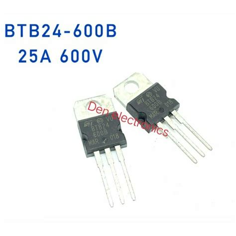 BTB24-600B ทรานซิสเตอร์ SCR 25A600V TO220 สินค้าพร้อมส่ง ออกบิลได้ ราคา ...