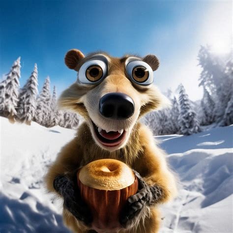 Нейро белка из мультфильма Ледниковый Период НЕЙРОСЕТЬ ОТ КОТА