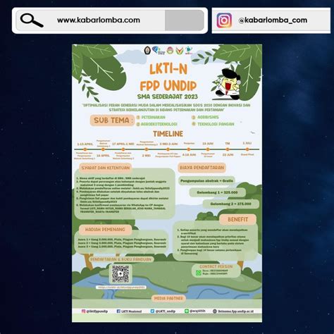 Lomba Karya Tulis Ilmiah Pelajar Nasional Fpp Undip 2023 Info Lomba