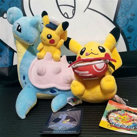 横浜限定ラプラスandピカチュウ ぬいぐるみ Wcs2023 メルカリ