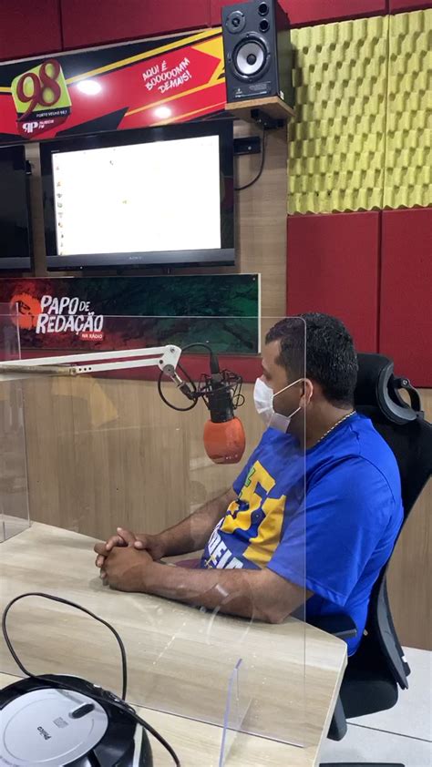 Nesta Manhã A Entrevista é Para A Rádio Parecis Fm 981 Valteir