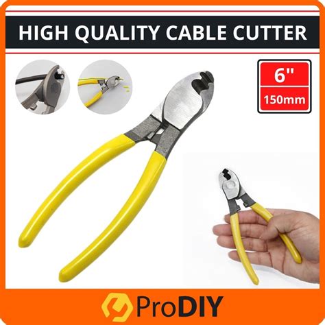 6 8 10 Inch Cable Wire Cutter Plier Chrome Vanadium Steel Wire