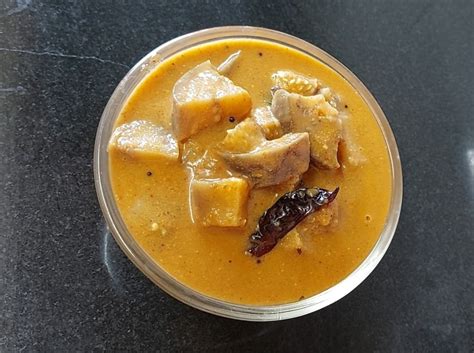 Brinjal Sambar With Fried Masala Delishably