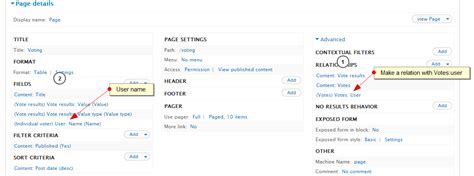 rating generate rate widget for specific user based on uid drupal