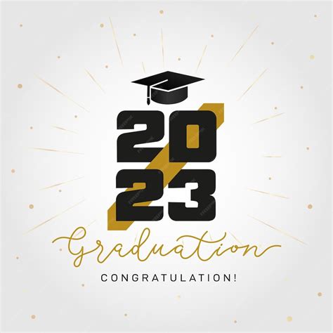 Premium Vector Lettering 2023 Class Of Design For Greeting Invitation
