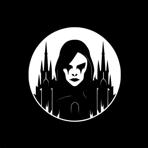 Gothic Minimalist And Simple Silhouette Vector Illustration 29364835