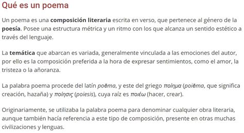 Tomi Digital Los Poemas Y Los Recursos Literarios