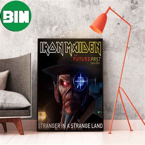 Iron Maiden Hell On Earth The Future Past Tour 2023 Home Decor Poster