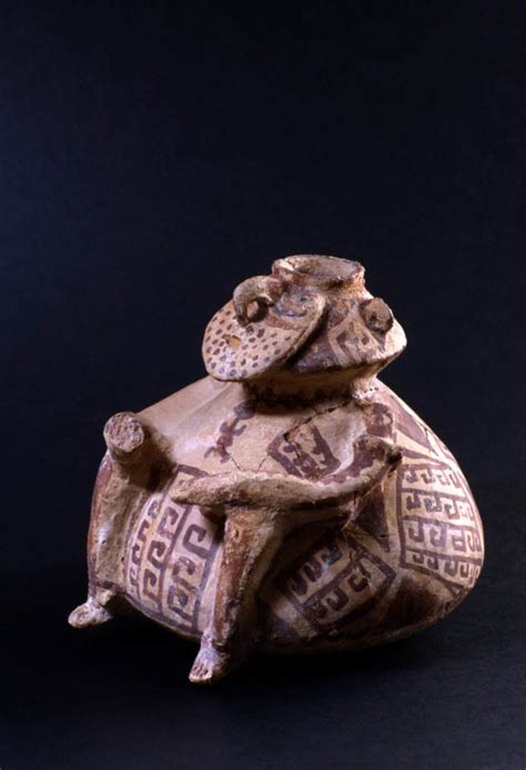 Hohokam Pottery With Geometric And Naturalistic Designs Red On Ochre