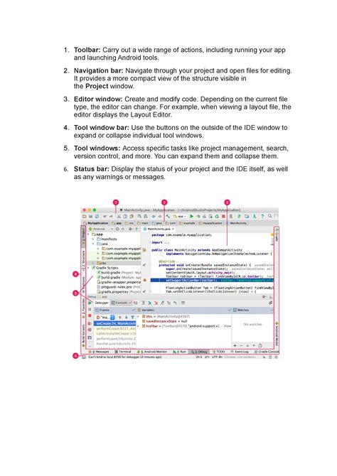 Android Studio Toolbar Carry Out A Wide Range Of Actions