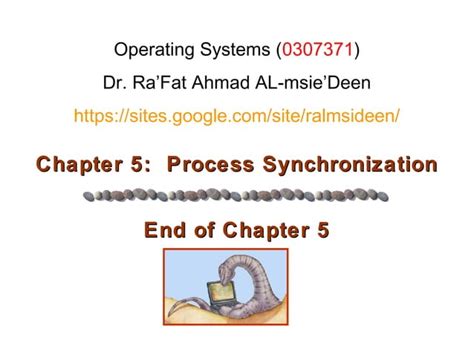 operating systems chapter 5 process synchronization