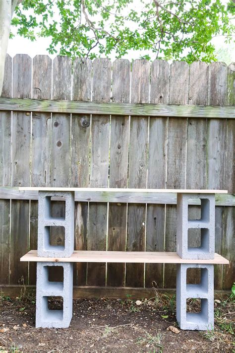 DIY Cinderblock Plant Shelves Love Renovations