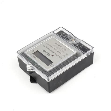 Single Phase Lcd Display Electric Meter Electrical Energy Meter Watt Meter Smart Energy Meter