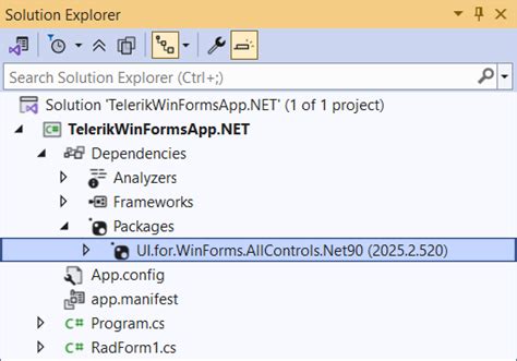 Net Design Time Telerik Ui For Winforms