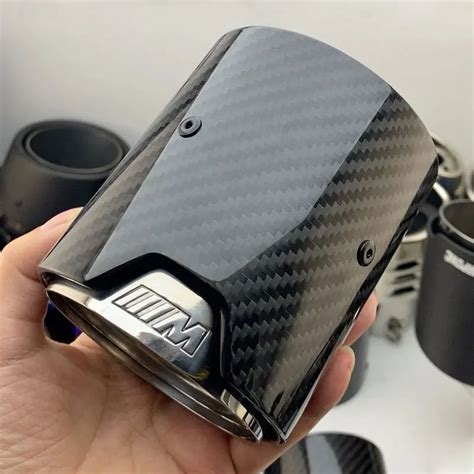 배기 팁 머플러 엔드 파이프 프로텍터 스테인레스 스틸 테일 장식 장식 팁 20 22 Bmw 320i 420 425 430i G20 G22 용