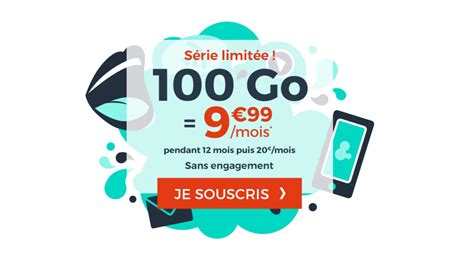 Forfait Mobile Moins De 10 Euros Pour 100 Go Le Tout Via Une Offre
