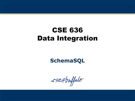 Ppt Cse 636 Data Integration Powerpoint Presentation Free Download Id9492435