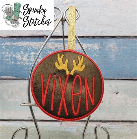 Vixen Christmas Ornament