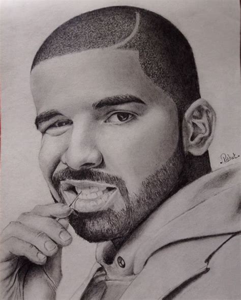 Aubrey Drake Graham S Sketch Drake Drawing Unique Drawings Rapper Art