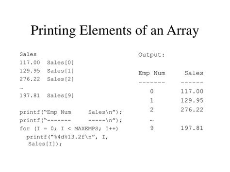 Ppt Structured Data Type Array Powerpoint Presentation Free