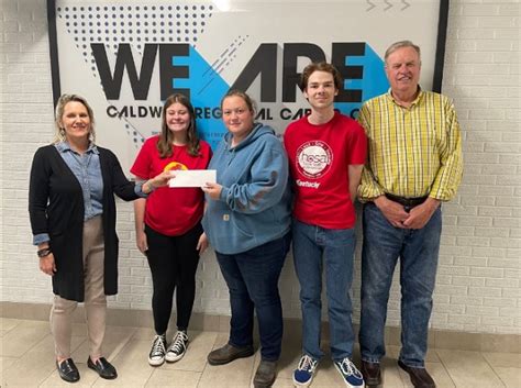 Princeton Rotary Club Presents Caldwell Regional Career Center With