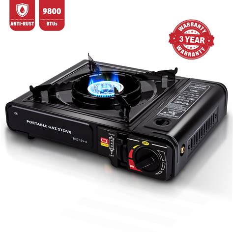 Portableout Small Single Burner Camping Gas Stove With Butane