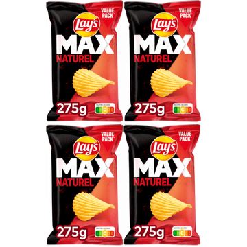 Lay S Max Ribbel Chips Naturel X Gr Bestellen Jumbo