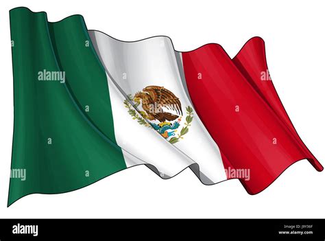 Central America Flag Mexico Emblem Green Central America