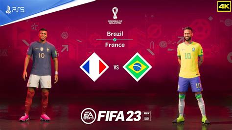 Fifa 23 France Vs Brazil Fifa World Cup 2022 Final Qatar Ps5™ [4k