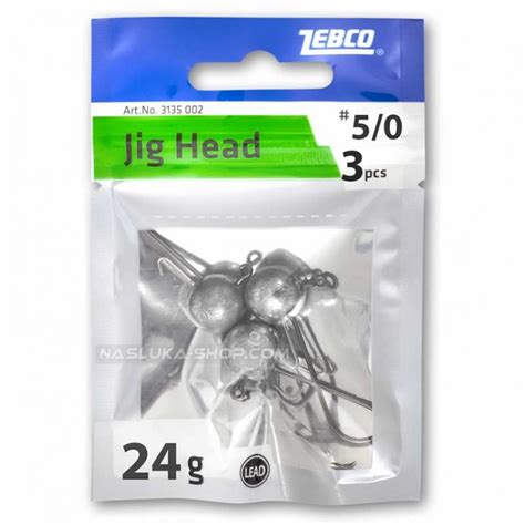 Кръгли джиг глави с държач Zebco Jig Head - 3 бр. от магазин Наслука