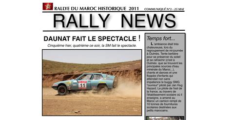 Daunat Classique Spécialiste Citroën DS et Citroën SM Rallye du Maroc Historique un
