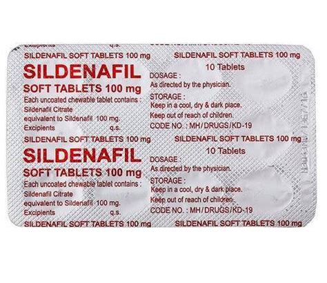 Buy Sildenafil Soft Tablets 100mg Online In Us Uk Canada Australia