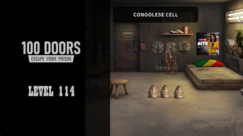 100 Doors Escape From Prison Congolese Cell Level 114 YouTube
