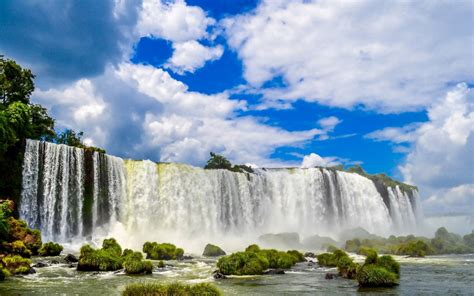 Iguazu Falls In Brazil Fondo De Pantalla Hd Fondo De Escritorio