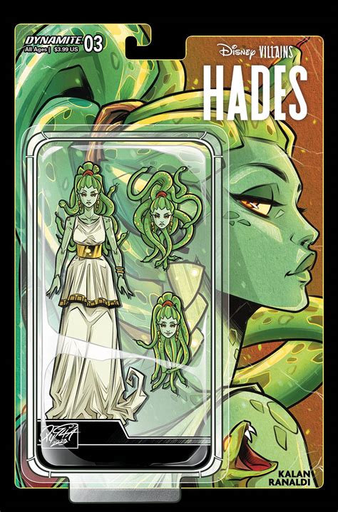 Dynamite Comic Books Disney Villains Hades 3 Cvr E Action Figure