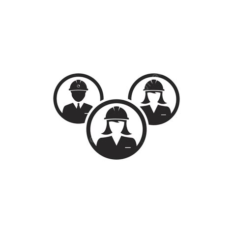 Set Of Group Construction Workers Illustration Logo Builder Sign Vector Logo Builder Sign Png