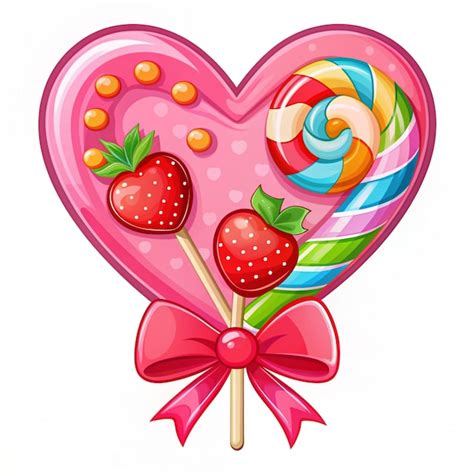 Premium Photo Candy Lollipop Cartoon Vector Icon Illustration Food