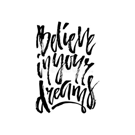 Believe In Your Dreams Stock Vector Illustration Of Element 122248203