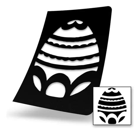 Stencil Reusable Galletas plantilla Huevo De Pascua 8 Meses sin interés