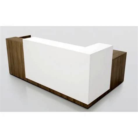 L Shape Reception Table For Office Without Storage At Best Price In