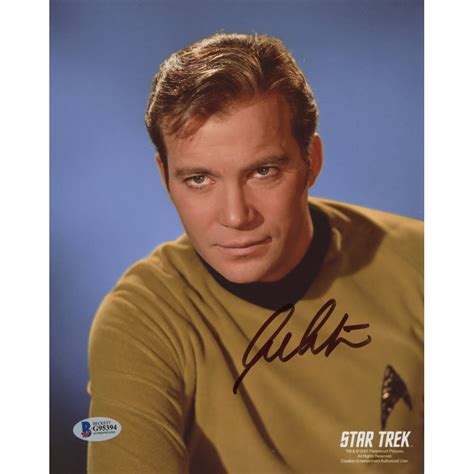 Coa Matching Holograms William Shatner Signed Autographed Star Trek