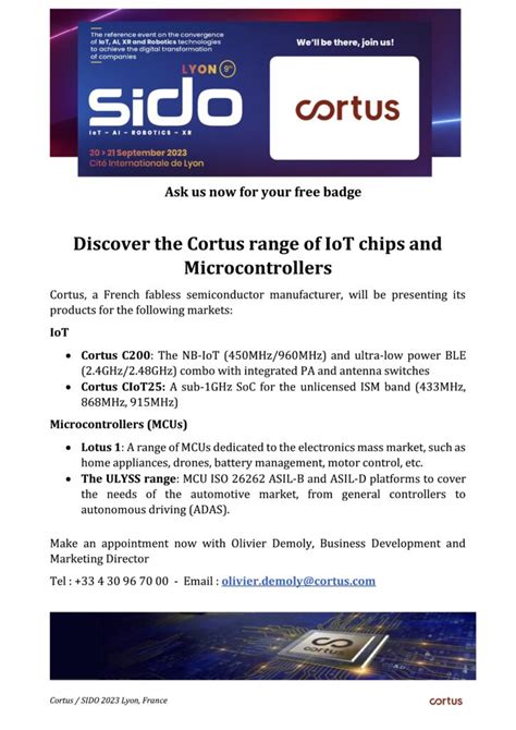 Sido Lyon France September Cortus