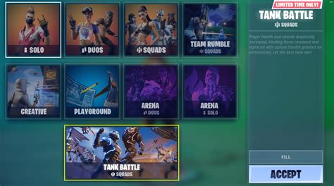 Day 14 Of 14 Days Of Summer Fortnite Event Tank Battle LTM And