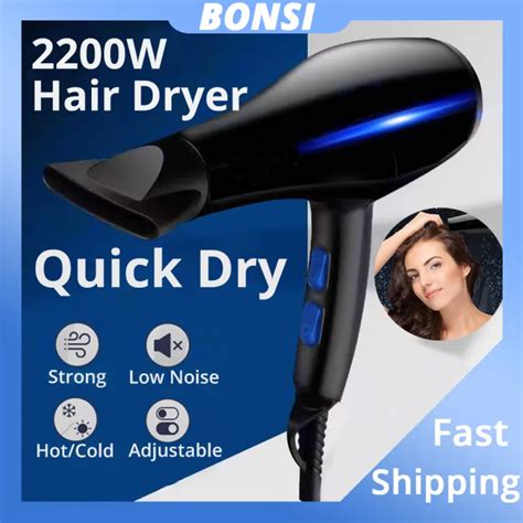 Professional Ionic Salon Hair Dryer 2200 Wpowerful Ac Motor Ceramic