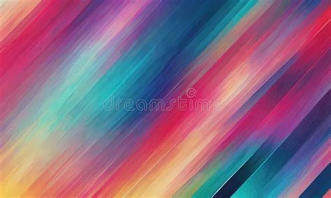 Vibrant Abstract Features Diagonal Stripes In Various Colors Creating