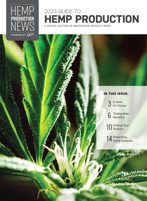 2023 Guide To Hemp Production Greenhouse Product News