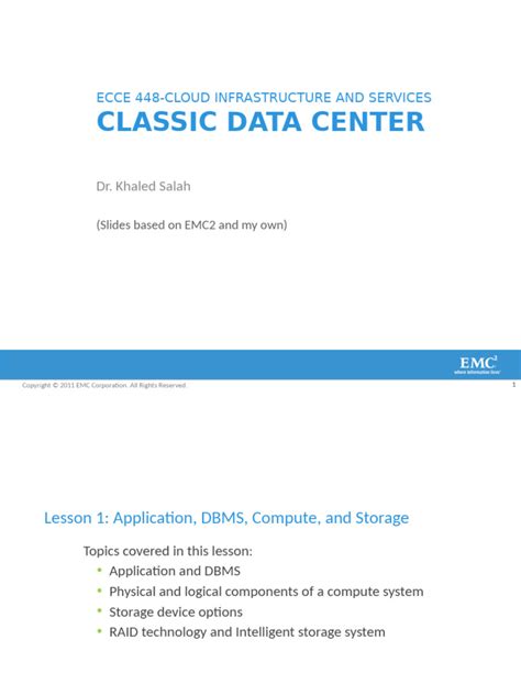 Classic Data Center Tagged Pdf Computer Network Hard Disk Drive