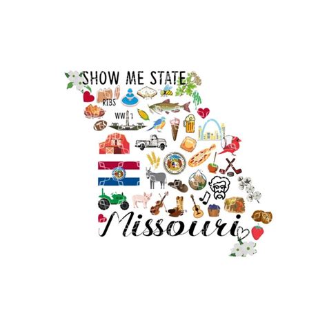 Missouri State Symbols Etsy