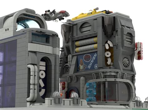 Lego Moc Coruscant Uscuru Entertainment District Modular By Dex Bricks